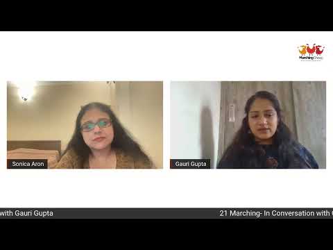 21 Marching- In conversation with Gauri Gupta – Marching Sheep